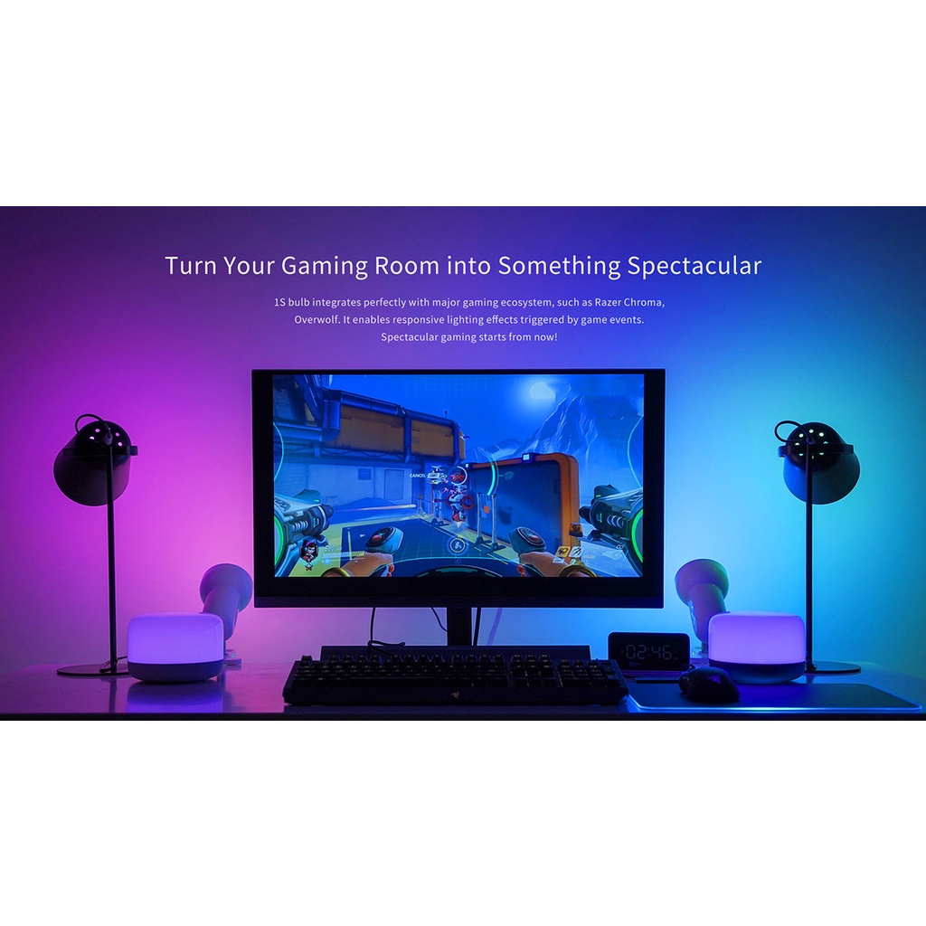 ประกัน 15 เดือน Yeelight LED Bulb 1S (Colors) - หลอดไฟแอลอีดียีไลต์รุ่น ...