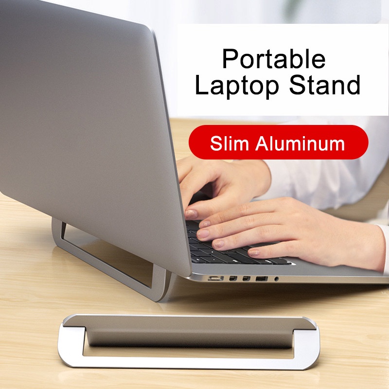 Eleror Luxury Laptop Stand Adjustable Foldable Portable Aluminum ...