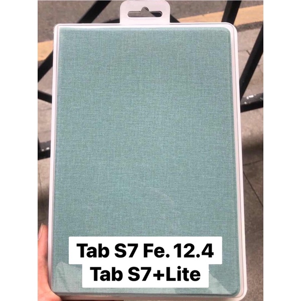 Book Cover เคส Samsung Galaxy Tab S 7 fe 12.4(2021 )มีช่องใส่ปากกา เคส ...
