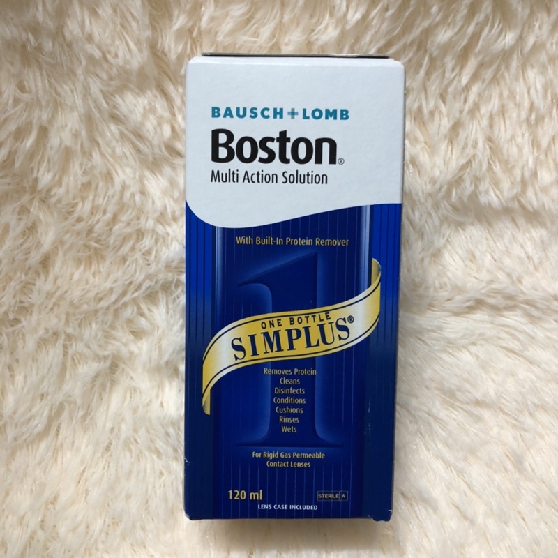 พร้อมส่ง น้ำยาล้างคอนแทคเลนส์สำหรับเลนส์แข็ง Boston simplus multi ...