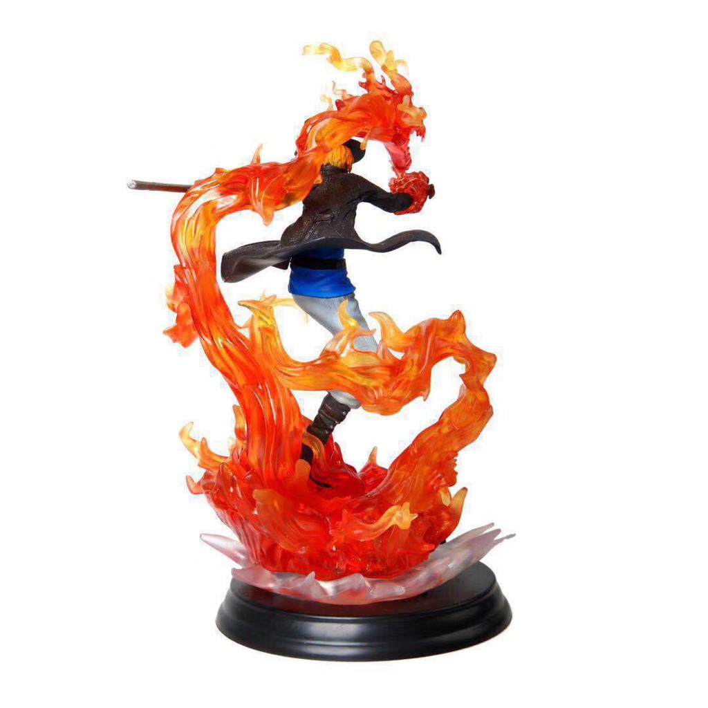 ♈ Sailing One Piece GK Super ขนาดใหญ่รูปปั้น Sabo Flame Fire Dragon ...