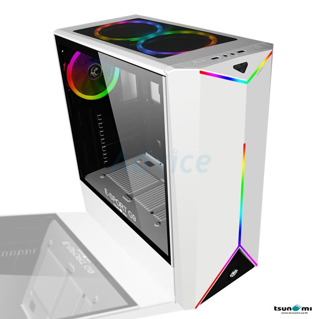 ATX Case Tsunami E-Sport G9 พัดลม RGB 3ตัว - advice_banpaew - ThaiPick