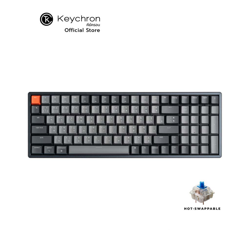Keychron K4 Wireless Keyboard Thai (คีย์บอร์ดไร้สายภาษาไทยขนาด 96 ...