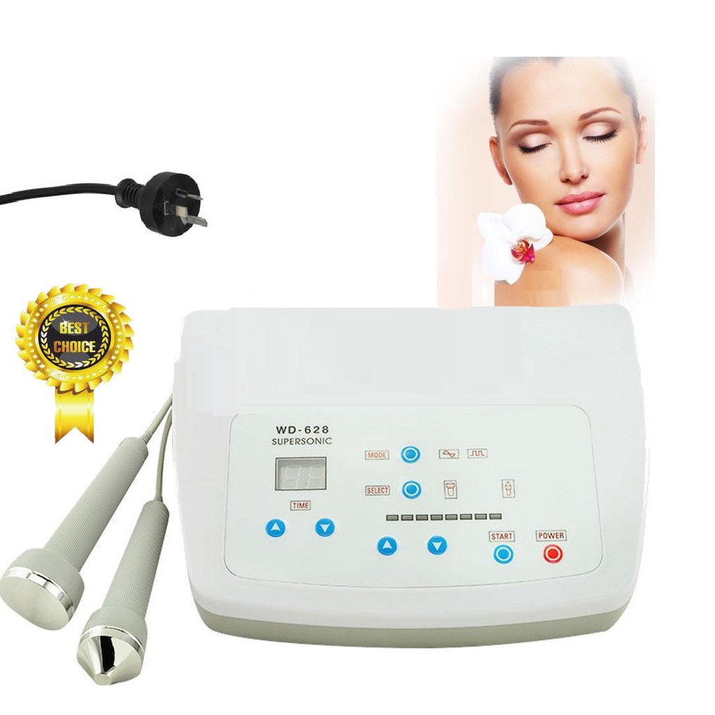 WD-628 Ultrasound Facial Body Skin Massager Pain Therapy Ultrasonic ...