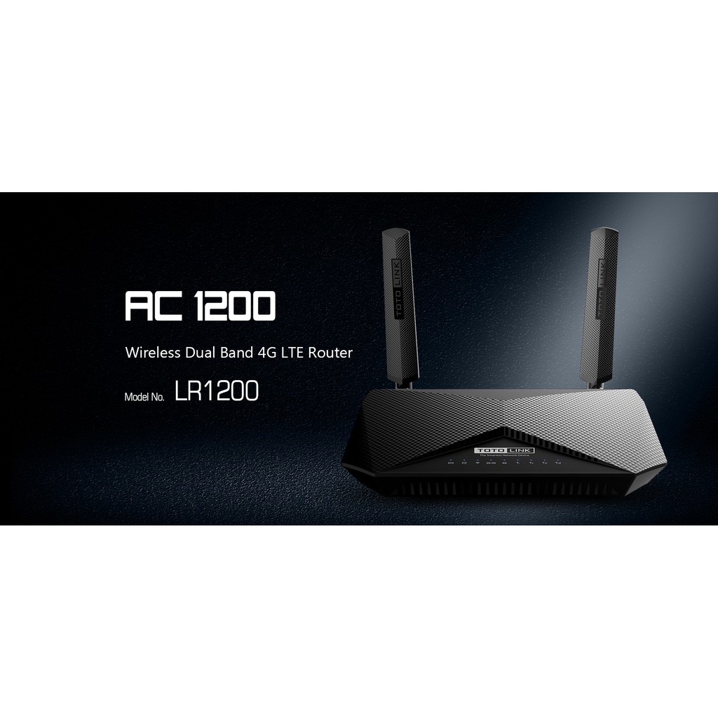 เร้าเตอร์ใส่ซิม 4g Router Wireless Dual Band Lte Totolink Ac1200 รุ่น