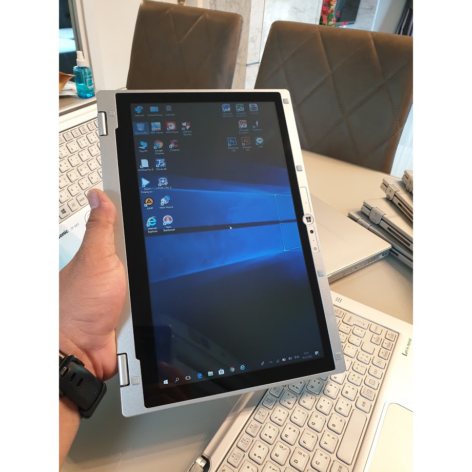 โน๊ตบุ๊ค/แท็บเล็ต Panasonic cf-ax2 แรม4ssd240จอพับได้ ทัชสกรีนลื่นๆ ...