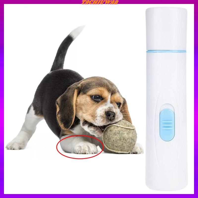 Dog Nail Grinder Paws Grooming Smoothing Battery Operated Trimmer Quiet ...