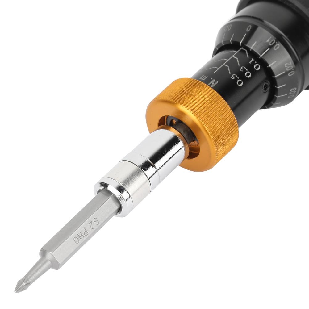 RTD-0.6 Presetting Type Adjustable Torque Screwdriver 0.1-0.6Nm Hex ...