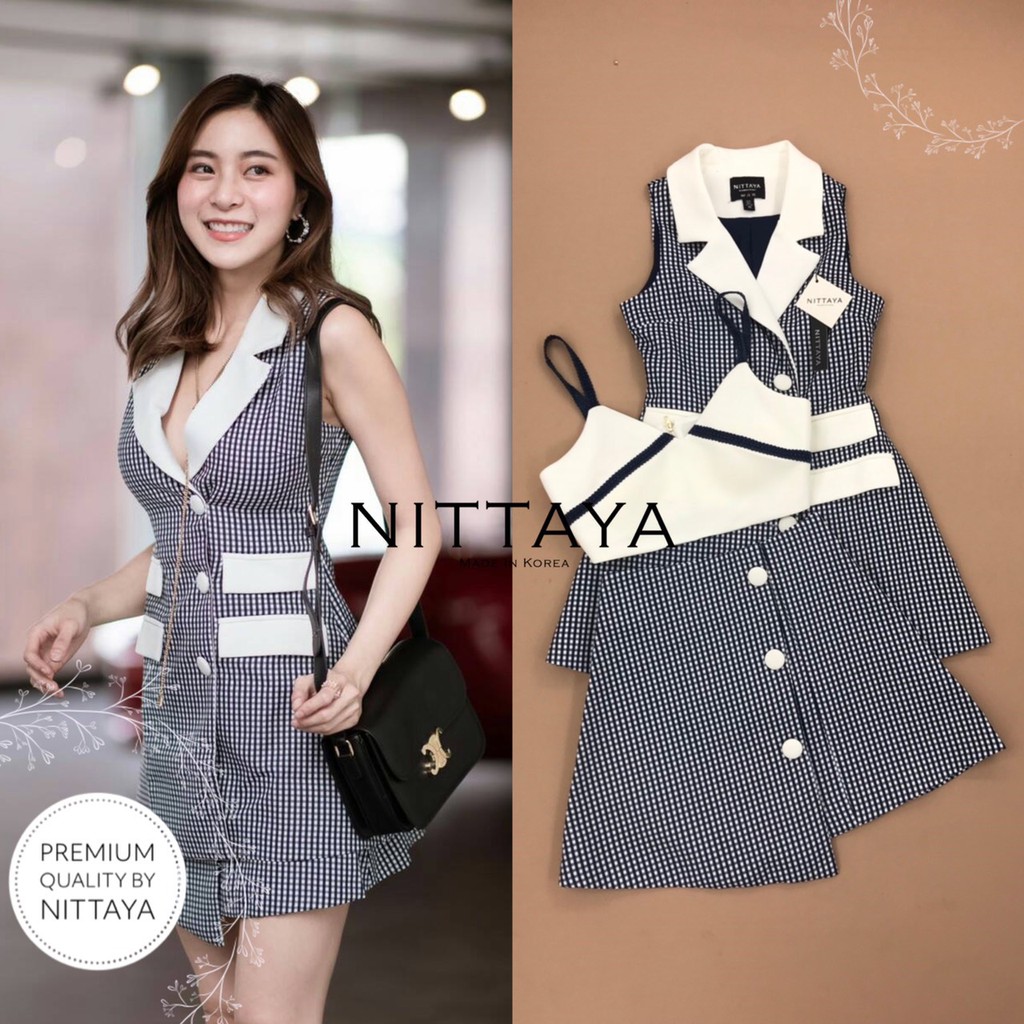 เดรสงานป้าย nittaya brand - mahfang - ThaiPick