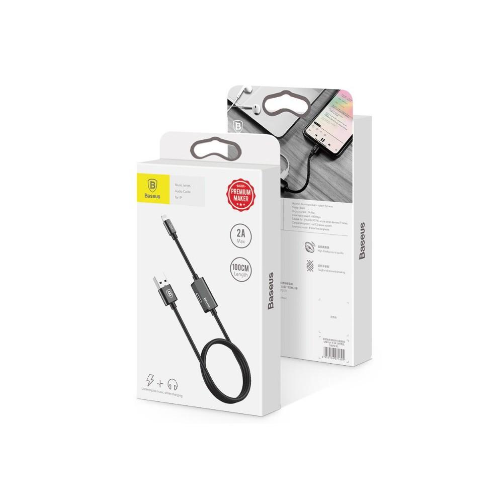 Baseus Audio Data Charging USB Cable 2A Music Series Audio Cable CALYU ...