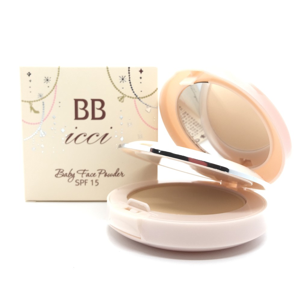 BB icci baby face powder SPF15 แป้งนำเข้าจากKorea หน้าเนียนใสไร้ริ้วรอย ...
