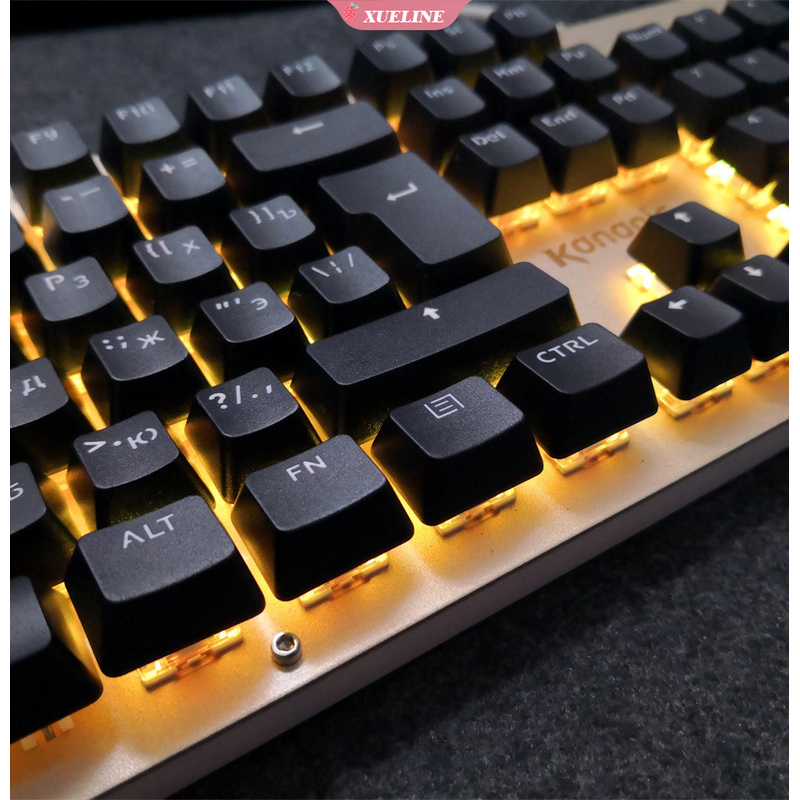 106 -key PBT Set Russian Korean mechanical keyboard keycaps Switches ...