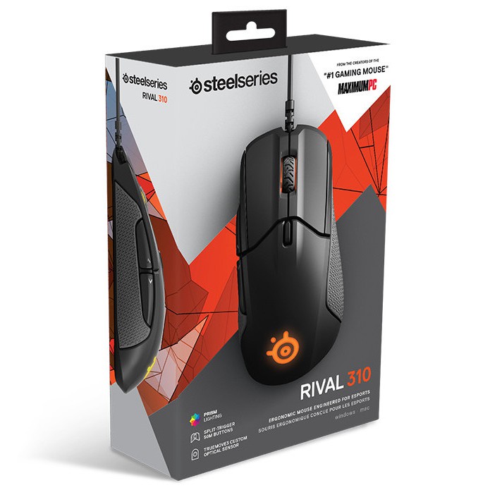 SteelSeries Rival 310 Ergonomic Gaming mouse - ldtuw_osxi - ThaiPick
