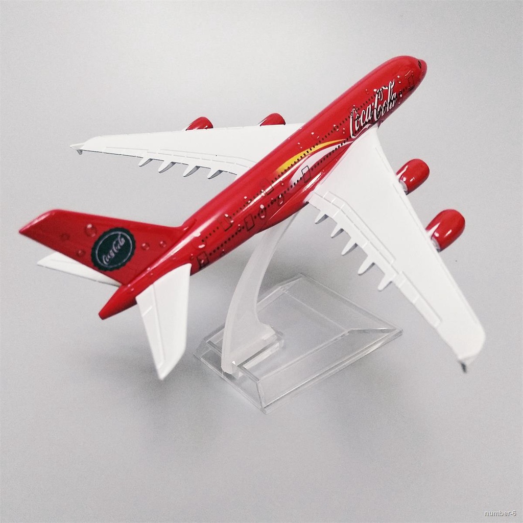ของสะสม Alloy Metal Red Air Malaysia Airlines A380 Diecast Airplane ...
