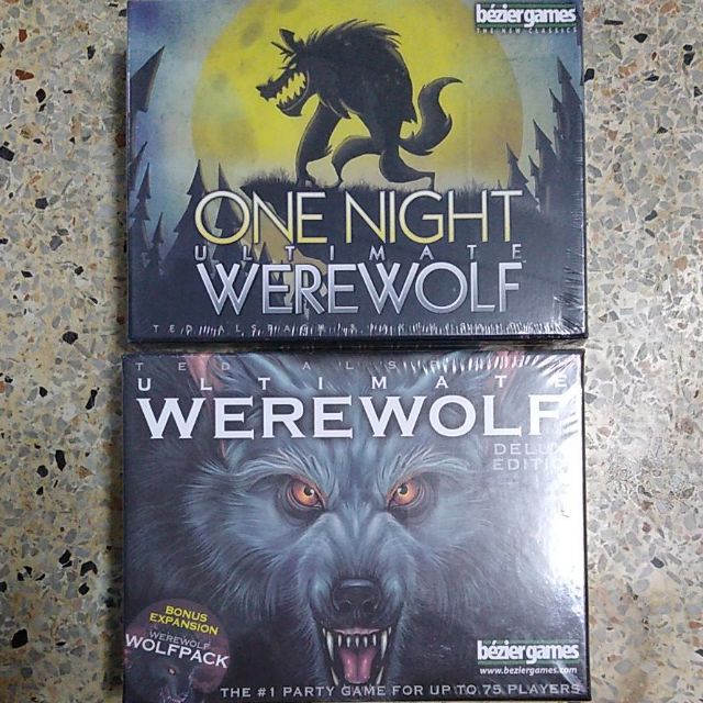 บอร์ดเกมส์ แวร์วูฟ WEREWOLF ONE NIGHT(ภาษาอังกฤษ) | Shopee Thailand