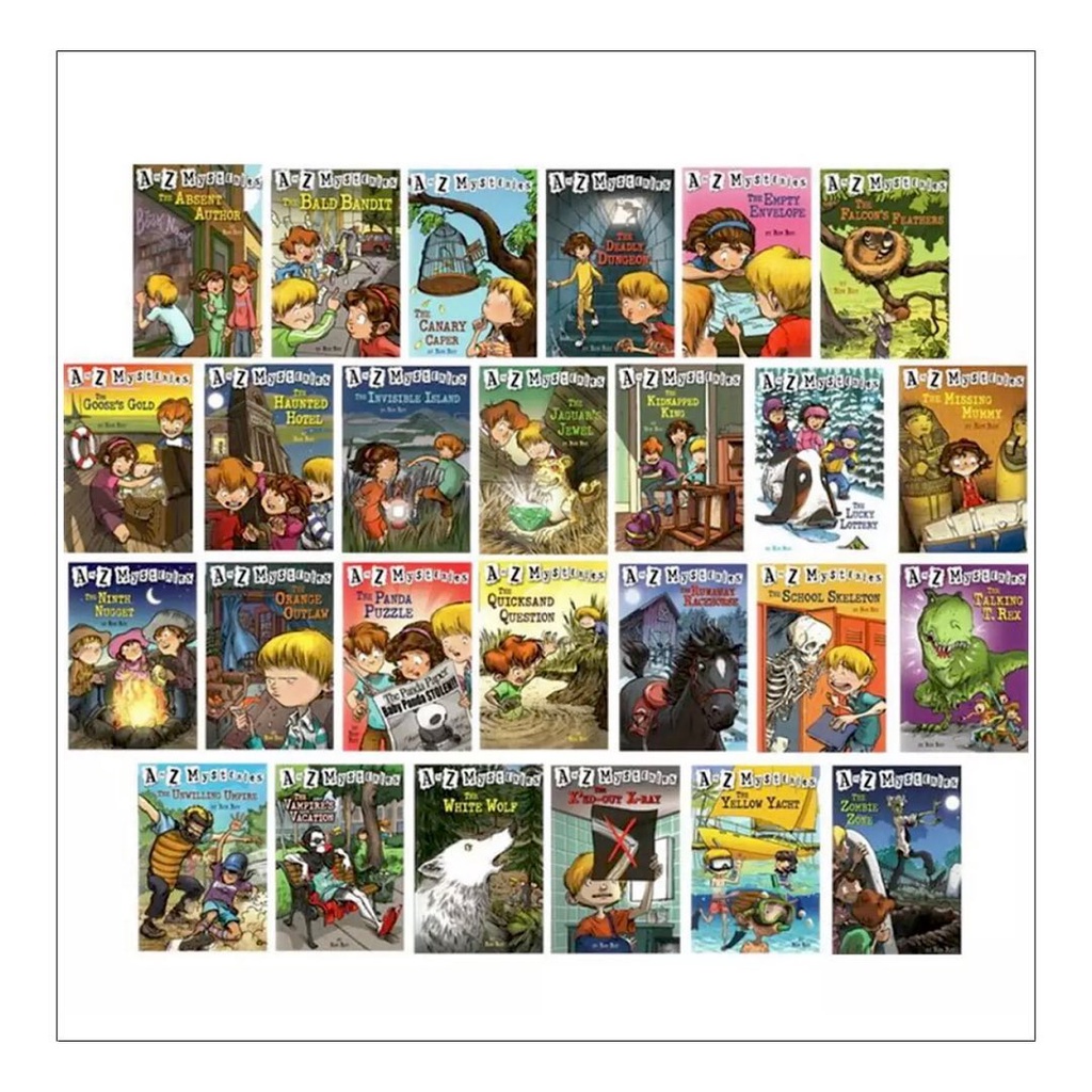 (ใช้โค้ดรับcoinคืน10ได้) พร้อมส่ง ชุดหนังสือ A to Z Mysteries The ...