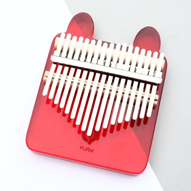 PURM นิ้วหัวแม่มือเปียโน kalimba เมษายนยาง 17 ที่สำคัญ kalimba ...