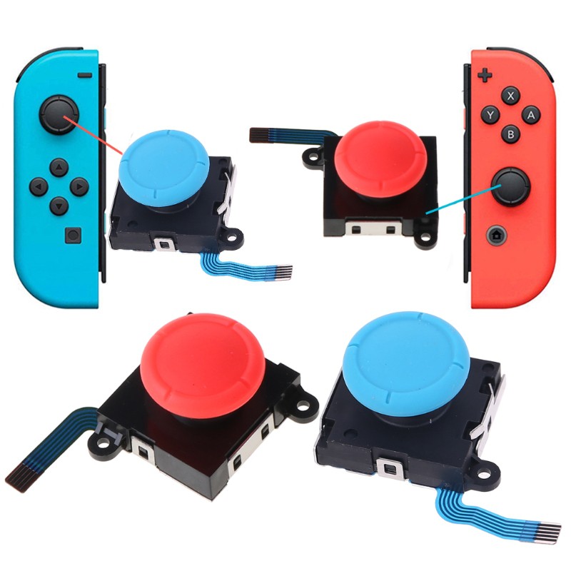 3D Analog Joystick Thumb Sticks Sensor Relacements for nintendo switch Joy Con Controller Reair ...
