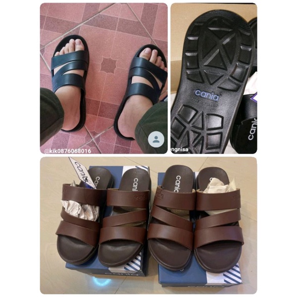 รองเท้าแตะสวม CANIA C-STEP คาเนีย 40-44 CM12121 ดำ กรม ตาล แทน - q ...