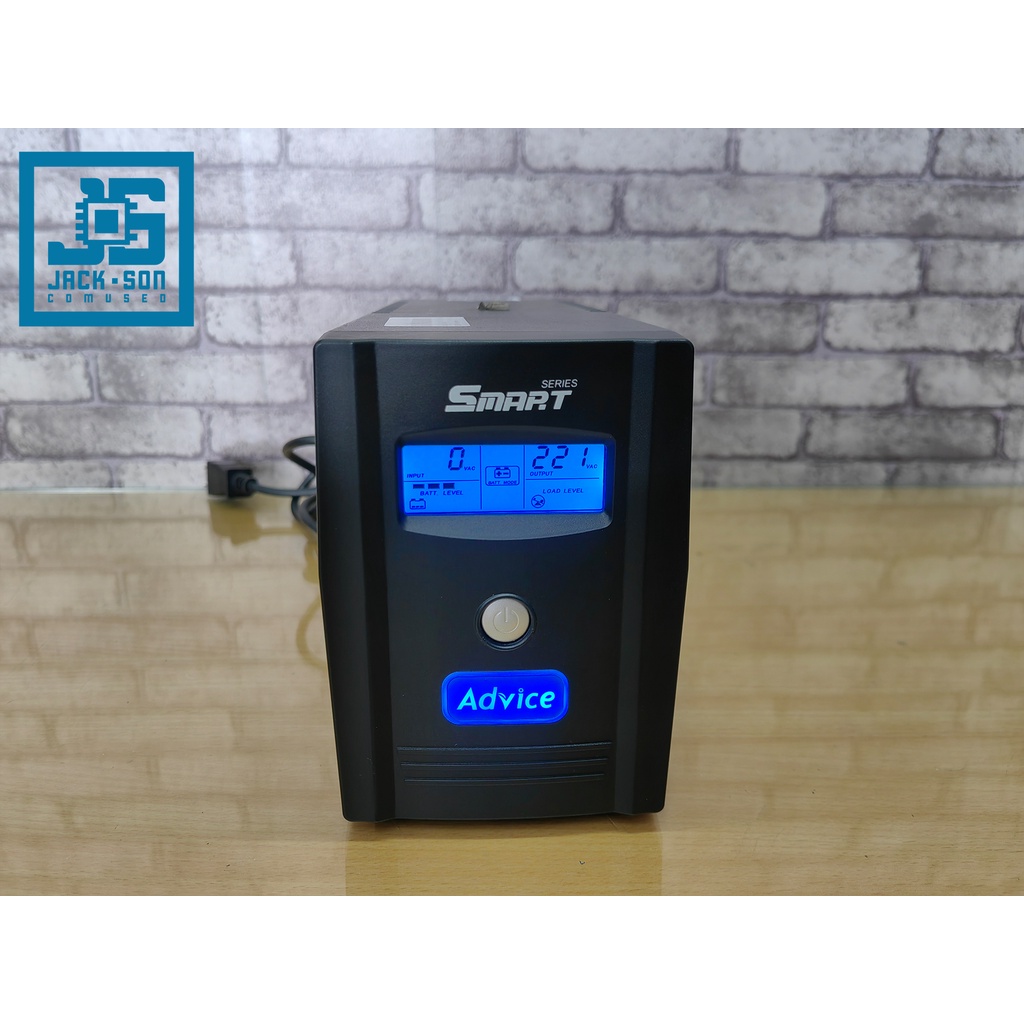 เครื่องสำรองไฟ UPS ADVICE Smart LCD (800VA/480W) มือสอง | Shopee Thailand