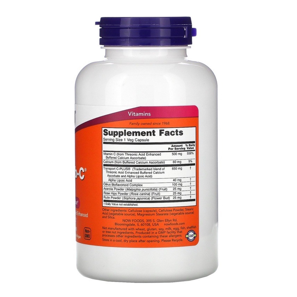 NOW Foods AlphaSorb-C 500 Complex 180 Veg Caps - leafvitamins - ThaiPick