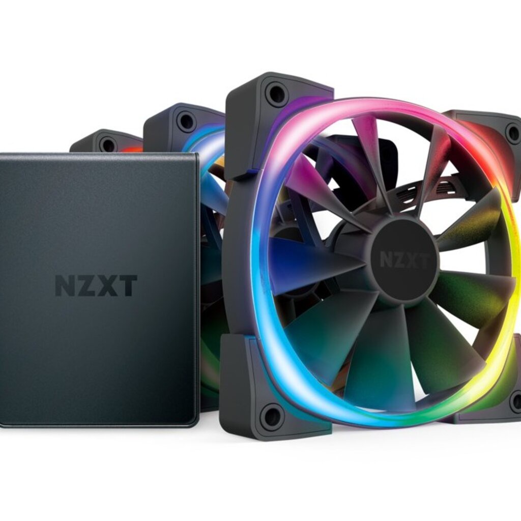 NZXT AER RGB2 120 Triple Pack 120mm*3 With HUE2 | Shopee Thailand