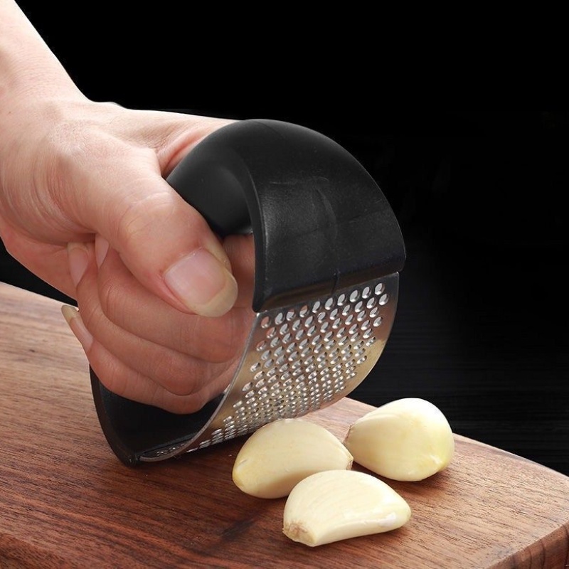กระเทียมStainless Garlic ress Household Manual Garlic ress Device ...