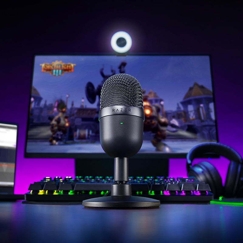Razer ไมโครโฟน Seiren Mini USB Microphone Condenser Supercardioid Ultra ...