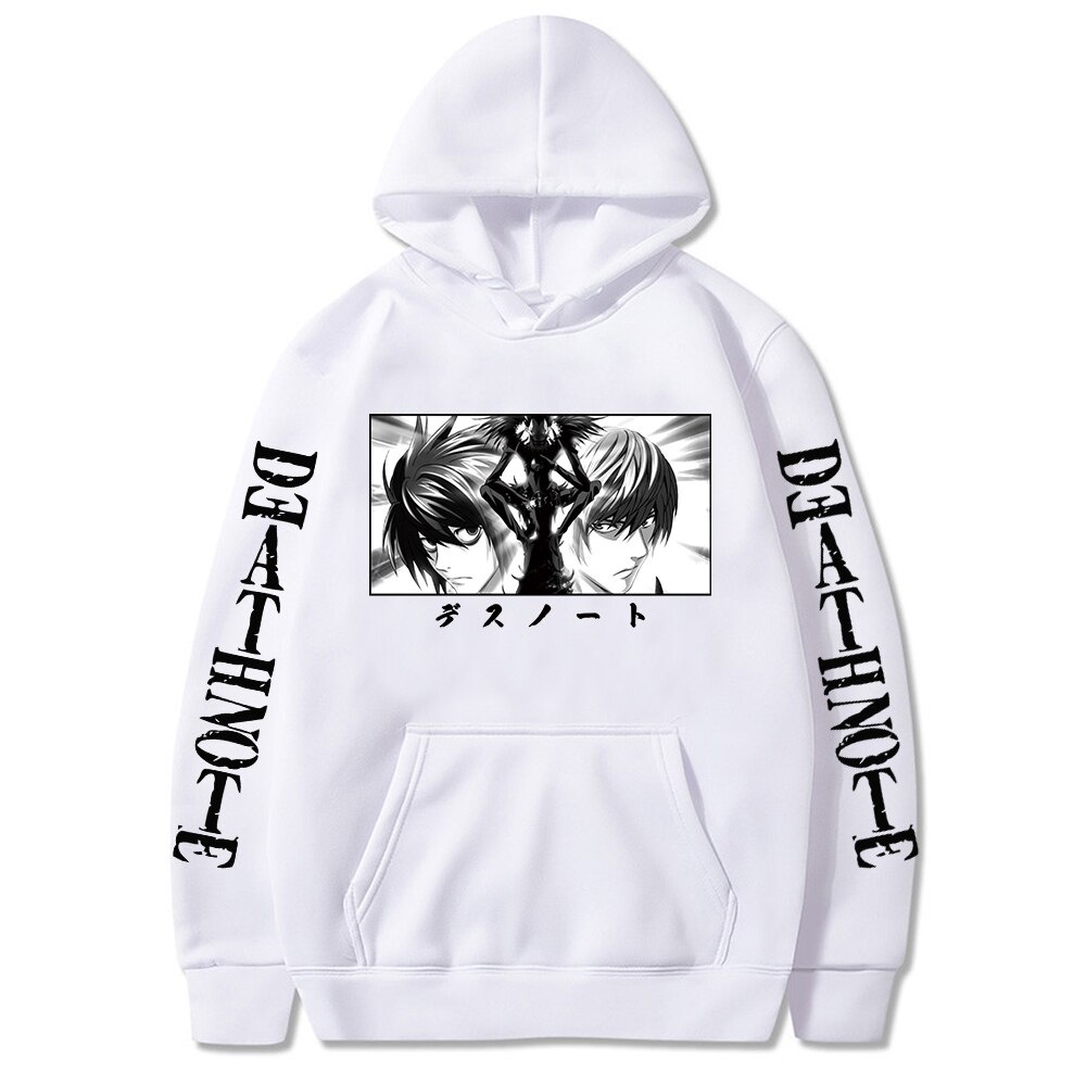 New Japanese Anime Death Note Yagami Light Kira L Men Sweatshirt ...