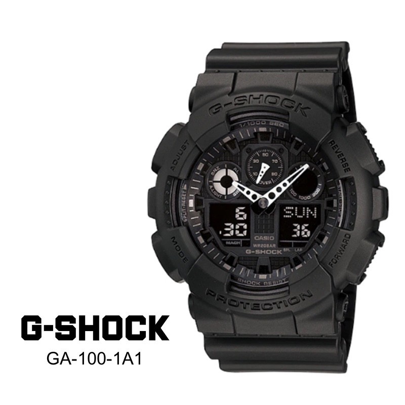[นาฬิกา]casio G Shock นาฬิกาข้อมือ รุ่นga 100 1a1ประกัน 1 ปีสายเรซิ่น