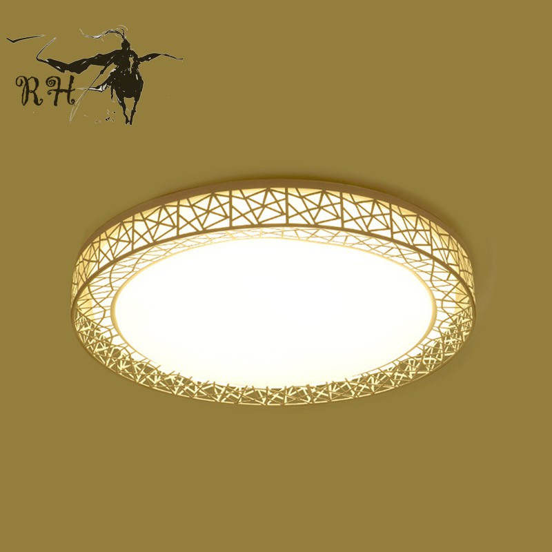 RH LED Ceiling Light Bird Nest Round Lamp Modern Fixtures For Living ...