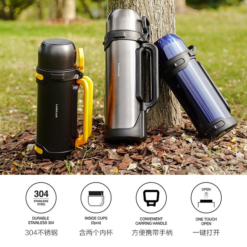 Lock＆Lock（LOCK&LOCK）Portable Thermos Outdoor Stainless Steel Household ...