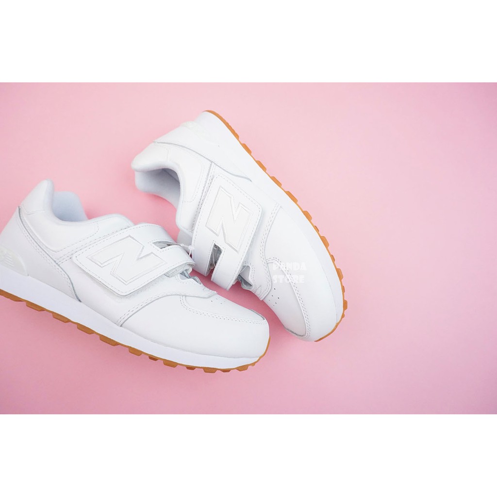 NEW BALANCE ใหม่ BALANCE 574 NB Velcro Felt KV574G8Y รองเท้าหนัง พื้น ...