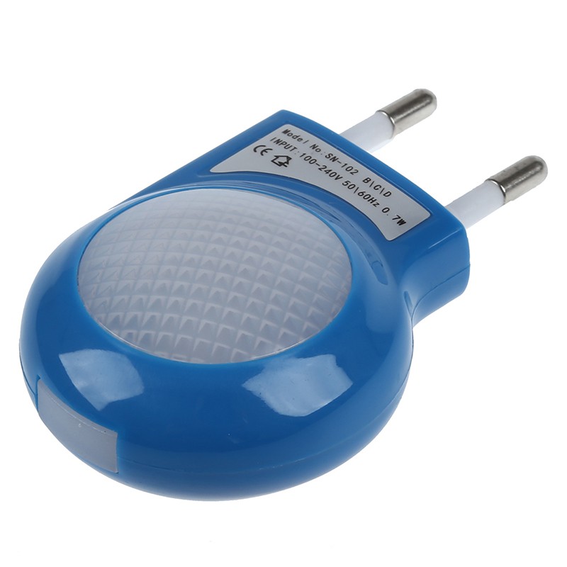 Blue LED Sensor Night Lamp with 0.7W Low Power Plug - sugarp.th - ThaiPick