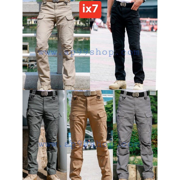 กางเกงขายาว ix7 S.archon ทรงสวยสินค้าตรงปก แถมเข็มขัดฟรีทุกตัว - ap99_shop - ThaiPick