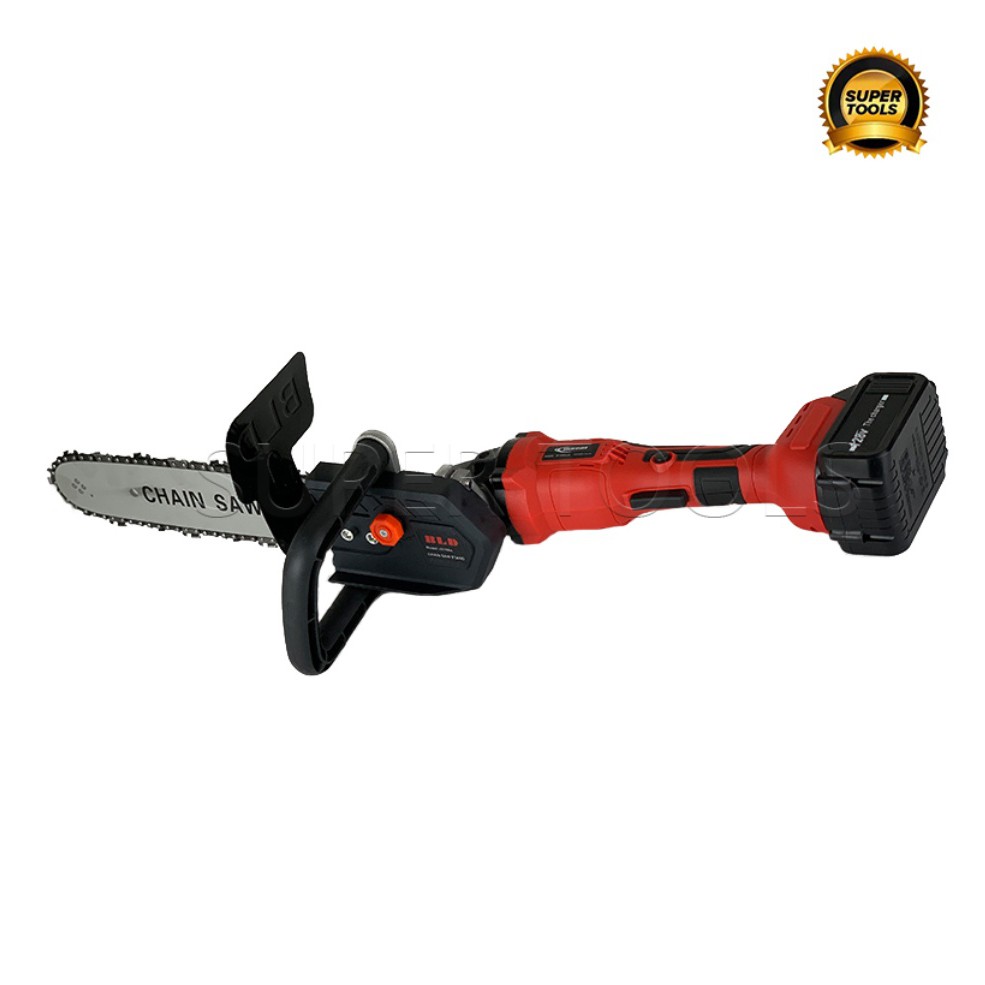 BONYA เครื่องเจียร์ไร้สาย 128V เครื่องเจียร์แบตเตอรี่ 4นิ้ว หัวบาร์โซ่ หัวบาร์เลื่อยโซ่ เลื่อย ...