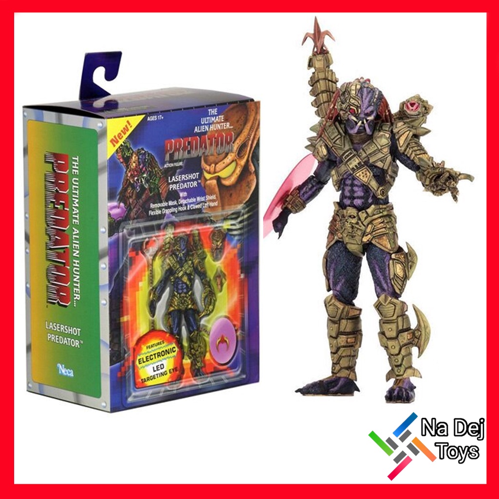 NECA Predator Lasershot Predator 7" Figure เพรดเดเทอร์ เลเซอร์ช็อต เพรด ...