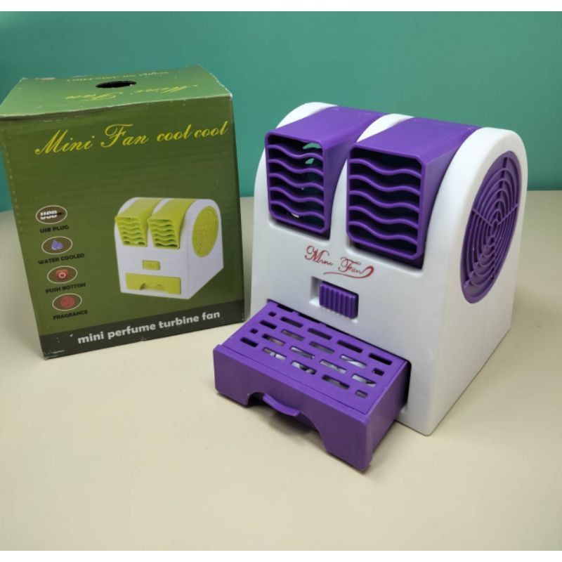 พัดลม พัดลมแอร์ พัดลมตั้งโต๊ะ พัดลมท่อคู่ พัดลมไอเย็น ปรับขึ้น-ลงได้ ...