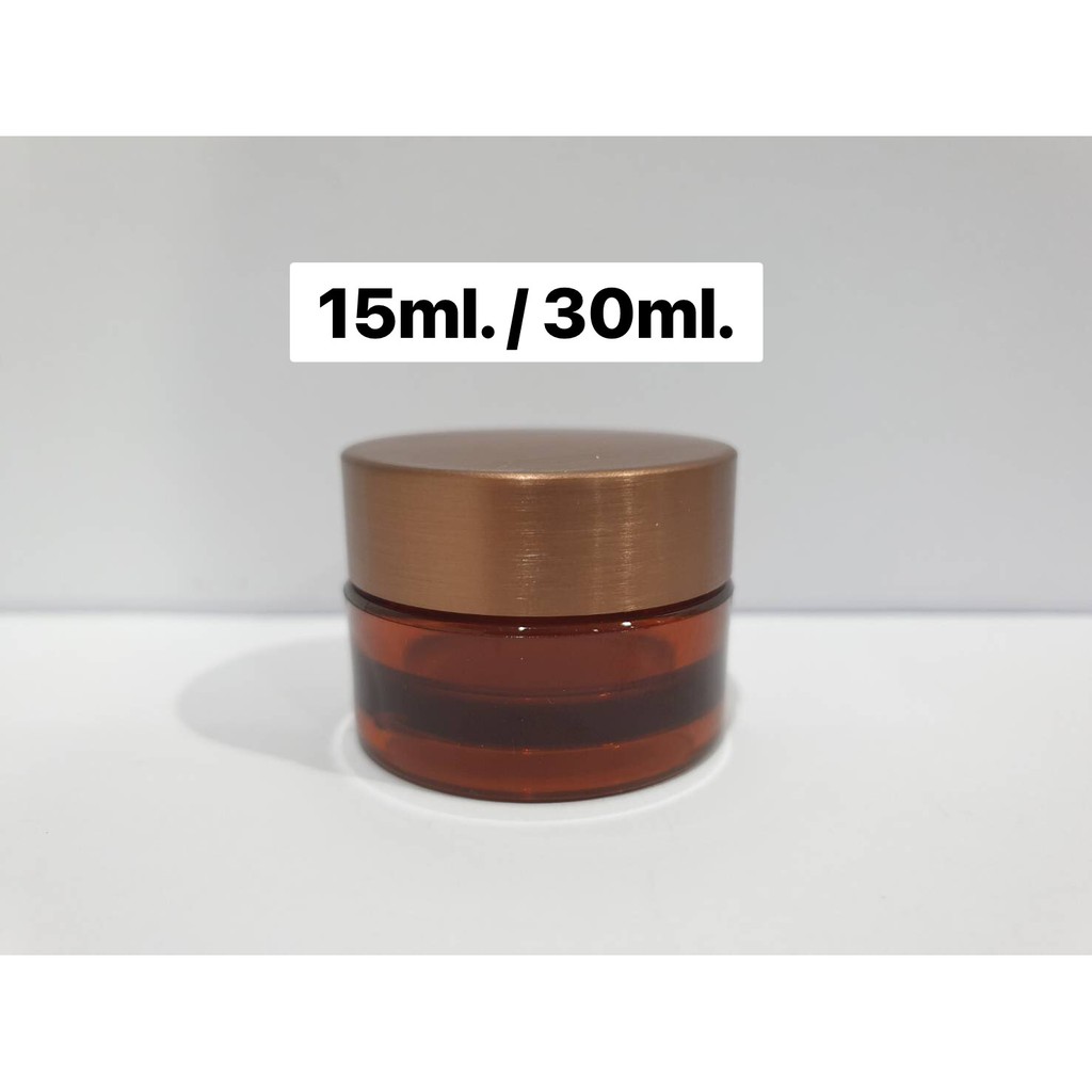 พร้อมส่ง (15 ml. 30 ml.) ตลับครีม กระปุกครีม กระปุกรีฟิล กระปุกเปล่า กระปุกเครื่องสำอาง (สี ...