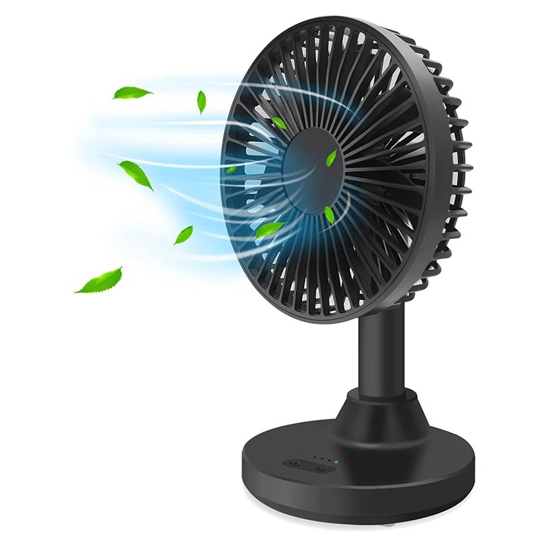 USB Desk FanTable Fan Oscillating Fan Head Rotating Adjustment Portable ...