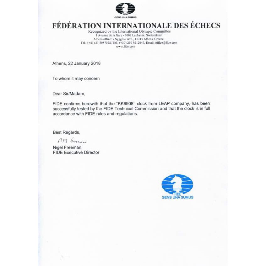 นาฬิกาจับเวลาหมากรุกแบบดิจิตอล KK9908 FzXg - esfon22rv_ - ThaiPick