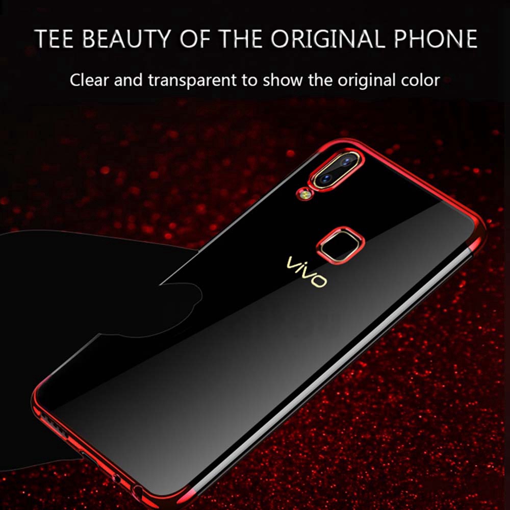 Vivo Z5x Z3 Z3x Z6 Z5 Z1 Nex 3 S A โพ้น บาง ชัดเจน อ่อน Silicone การตอก TPU โปร่งใส กันกระแทก เค ...