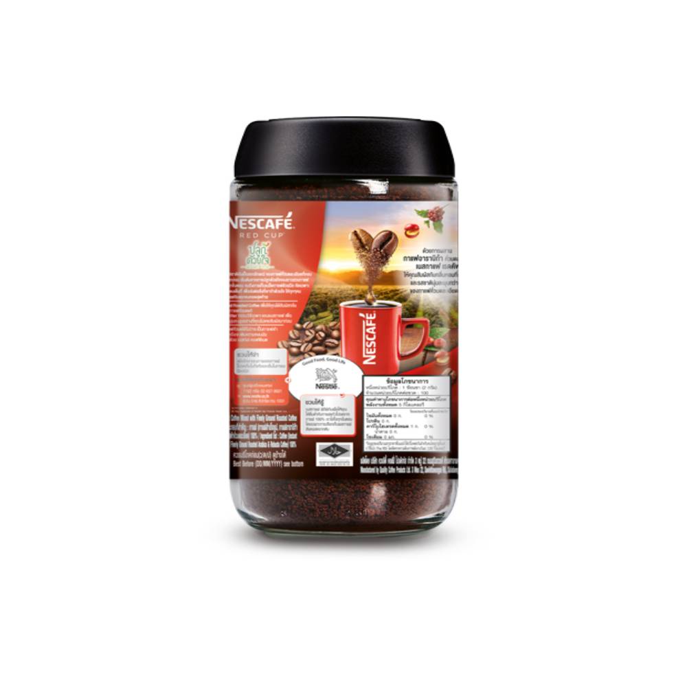 NESCAFÉ Red Cup Coffee Glass Jar เนสกาแฟ เรดคัพ กาแฟสำเร็จรูปผสมกาแฟ ...