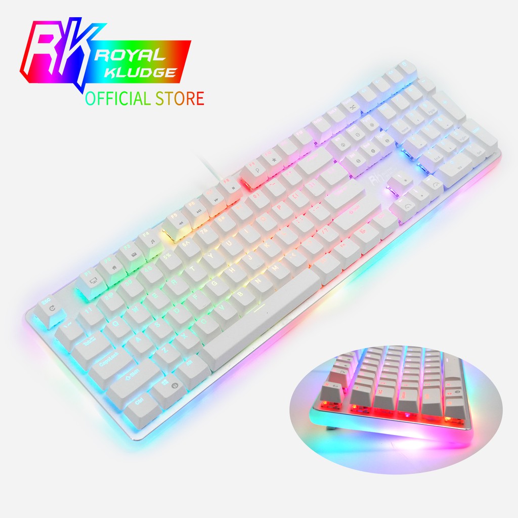 Official Original True ROYAL KLUDGE RK918 Wired Mechanical Keyboard ...