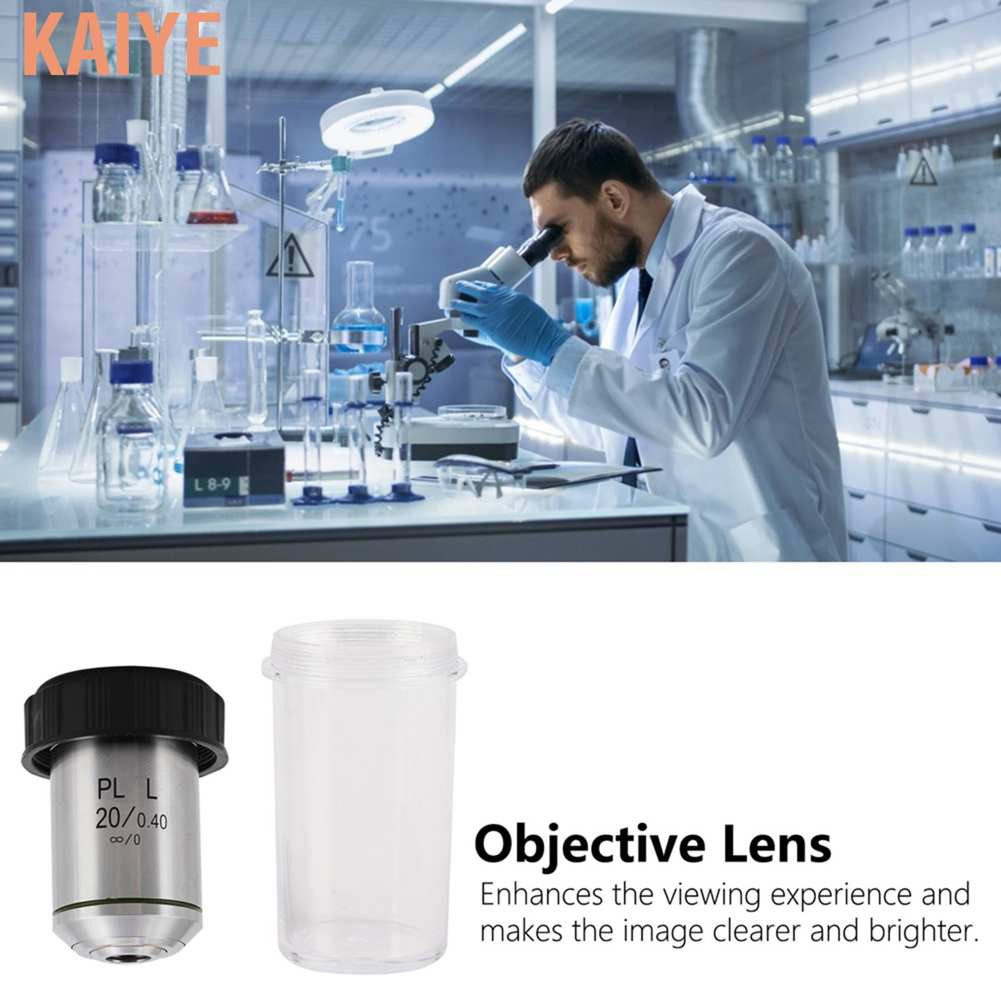 Kaiye Kp20X Pl20X Infinite เลนส์กล้องจุลทรรศน์สําหรับกล้องจุลทรรศน์ 8.8 ...