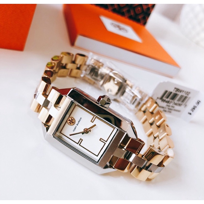 (ผ่อน0) นาฬิกา Tory Burch Womens Dalloway - TBW1102 Two-Tone SilverGold ...