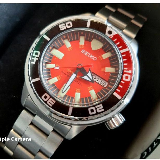 Alba Tuna Sport Mod , Dial Seiko Monster Red Limited Edition | Shopee ...