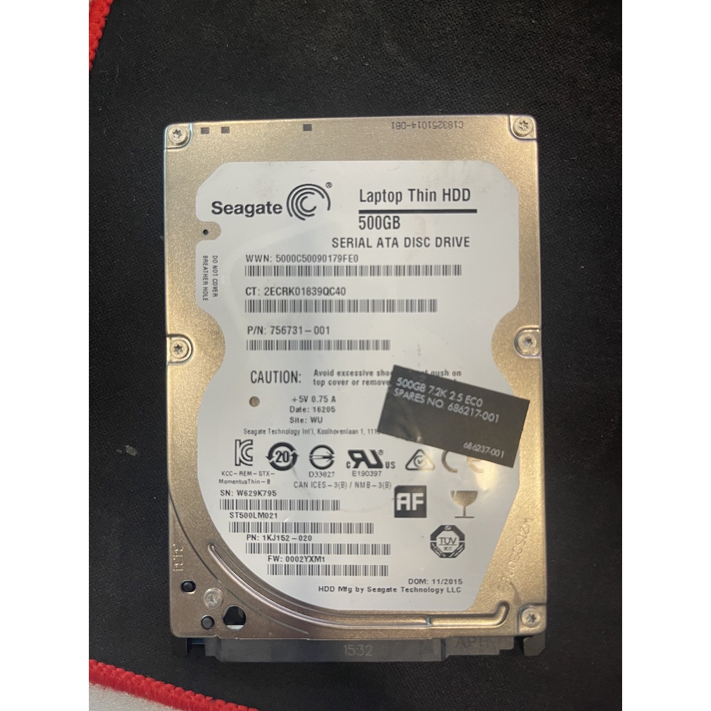 ฮาร์ดดิส 500G Seagate | 7200RPM SATA3 2.5" | Shopee Thailand