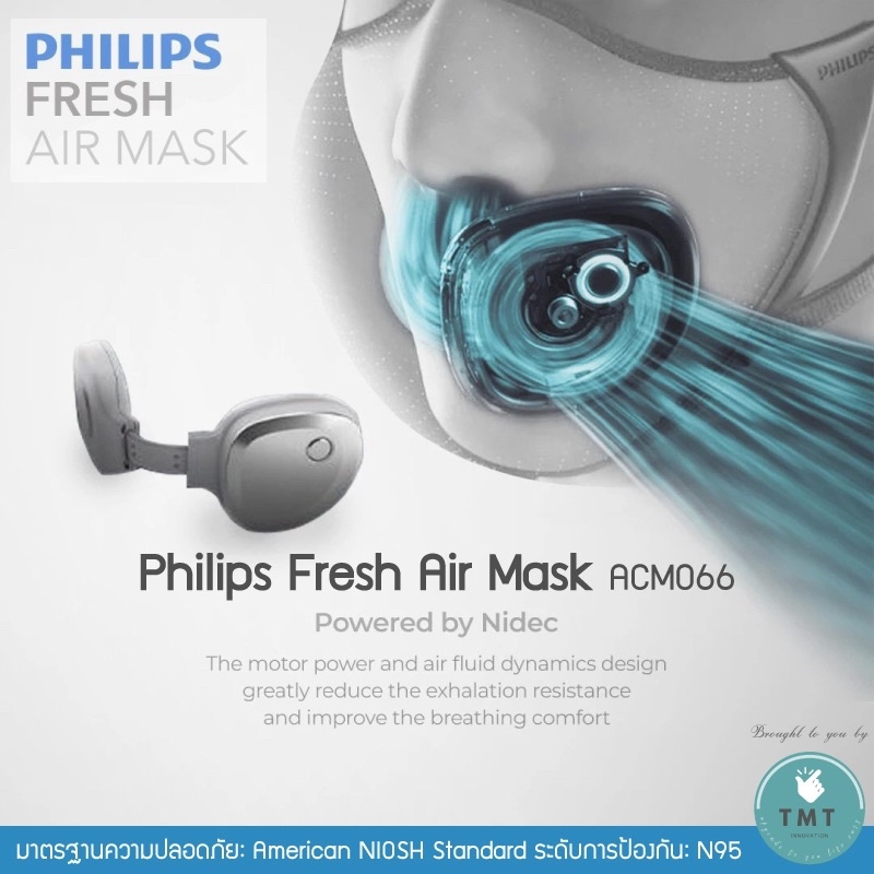 Philips Fresh Air Mask สินค้ามีพร้อมส่ง (หน้ากากไฟฟ้า) รุ่น ACM066 ...