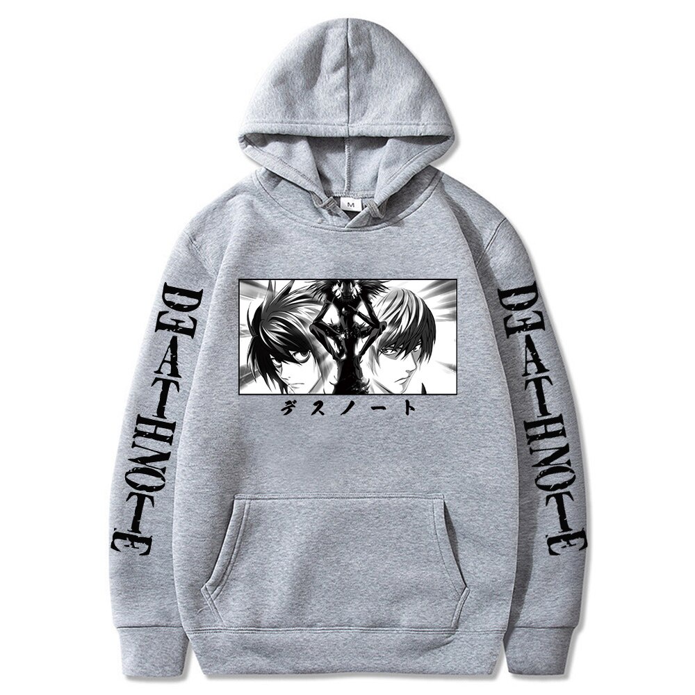 New Japanese Anime Death Note Yagami Light Kira L Men Sweatshirt ...